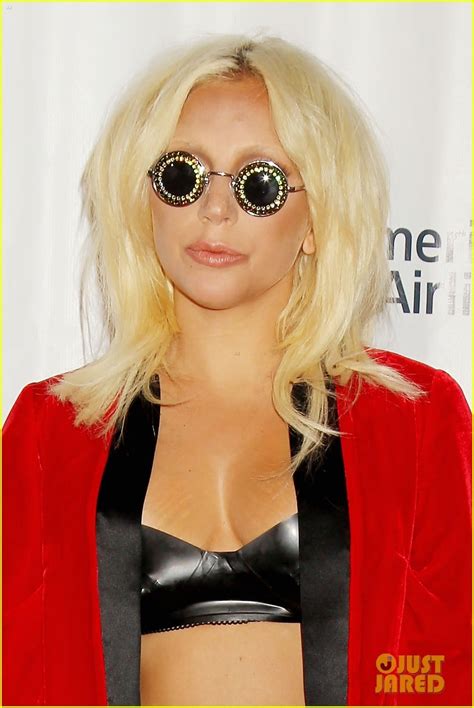 Lady Gaga Wears Bra And Underwear To Accept Her Latest Award Photo