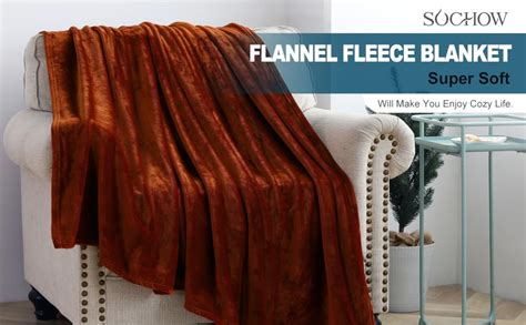Amazon Sochow Flannel Fleece Blanket King Size All Season Lightweight Super Soft Cozy