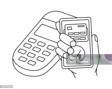 비접촉식 결제를 위한 Pos 단말기 Pos 단말기로 스마트폰 결제 모바일 뱅킹 앱 및 전자 결제 무선 Nfc 결제 Qr코드에