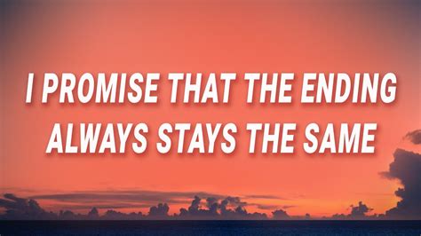 Conan Gray I Promise That The Ending Always Stays The Same Memories