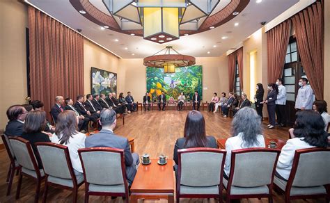 接見美京中華會館回國參訪團 總統盼僑胞繼續支持 讓臺美夥伴關係在各領域不斷加深 總統府新聞 新聞與活動｜中華民國總統府