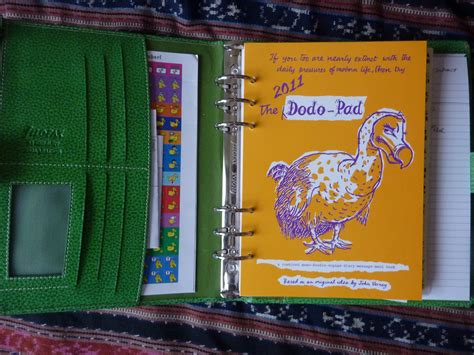 Philofaxy 2011 Dodo Pad Diary A5 Filofax Insert