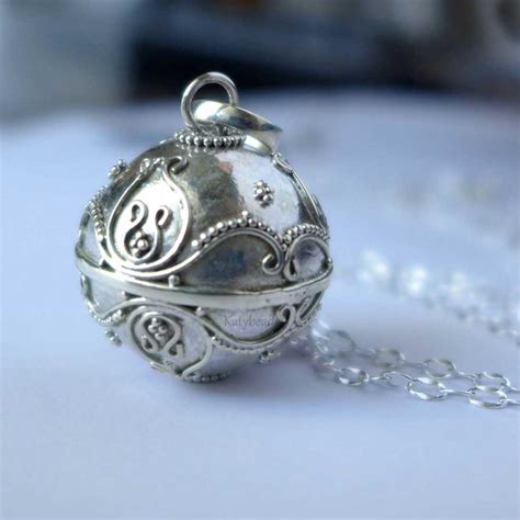 19mm Sterling Silver Harmony Ball Pendant HM72 19 HM72 19