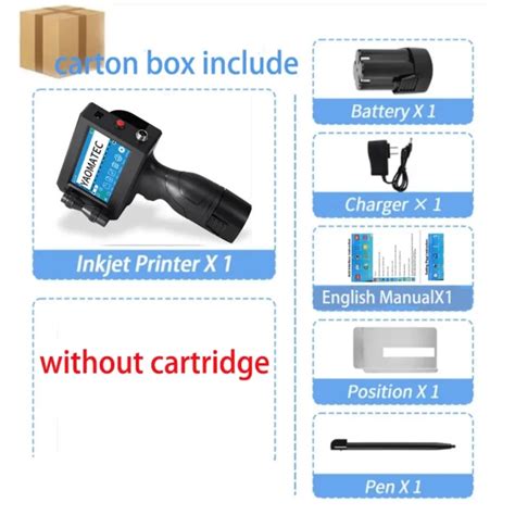Yaomatec Handheld Inkjet Printer For Date And Batch Encoding Ceiso Certified