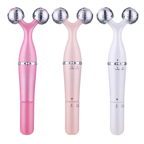 3 In 1 Portable Electric Eye Massager Double Chin Face Lift Body Neck Massage Roller Anti