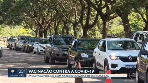 Segundo Dia De Vacinação Para Público Com 62 Anos Ou Mais é De Longas