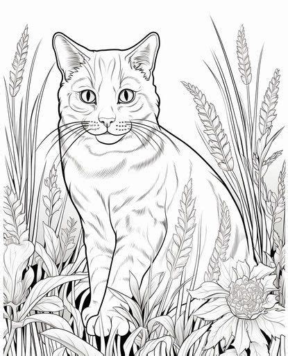 Brain Boosting Cat Coloring Pages Smart Play In 2024 Cat Coloring