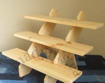 4 Shelf 30 Wide Portable Tabletop Display Stand Etsy Craft Show