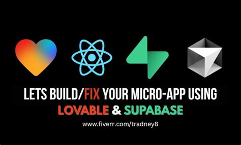 Fix Build App React Next Js Using Bolt Lovable V0 Cursor Ai Shadcn Ui Supabase By Tradney8 Fiverr