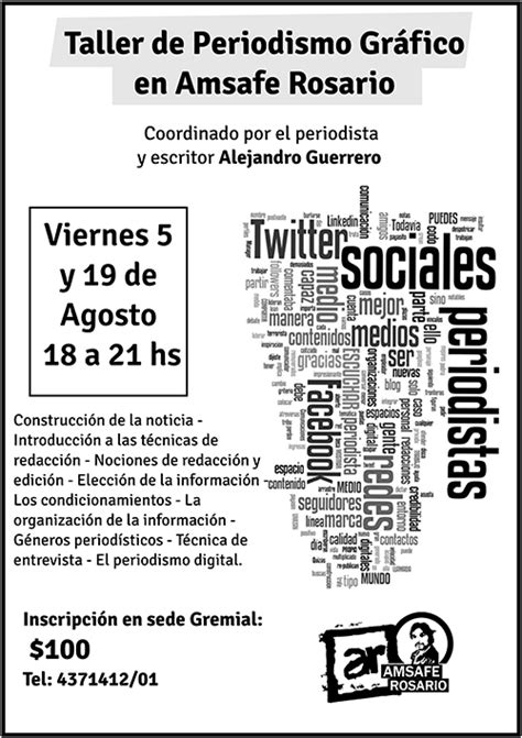 Taller De Periodismo Amsafe Rosario