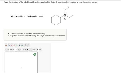 Solved Draw The Structure Of The Alkyl Bromide And The
