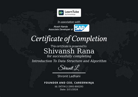 shivansh rana on linkedin i am delighted to share my first learntube
