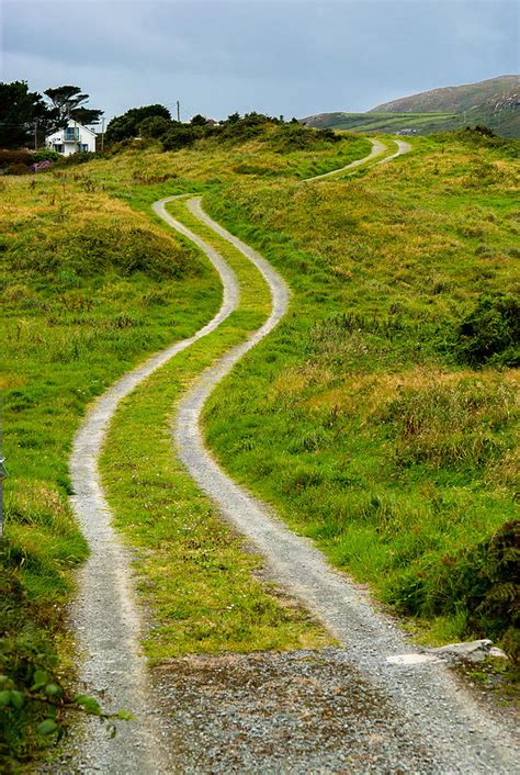 Single Track Gravel Road Upon A Hill Photograph By Andreas Berthold Fine Art America