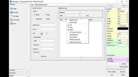 Drag And Drop Md Python Gui Designer In Matdeck Matdeck Lessons Youtube
