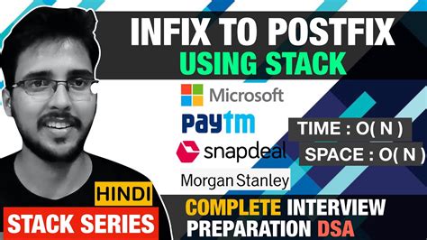 Infix To Postfix Conversion Using Stack With Examples In Hindi Stack