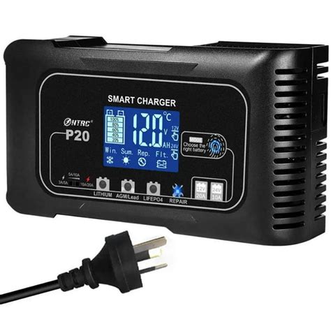 20 Amp Smart Battery Charger 12v 20a And 24v 10a For Lithium Lifepo4