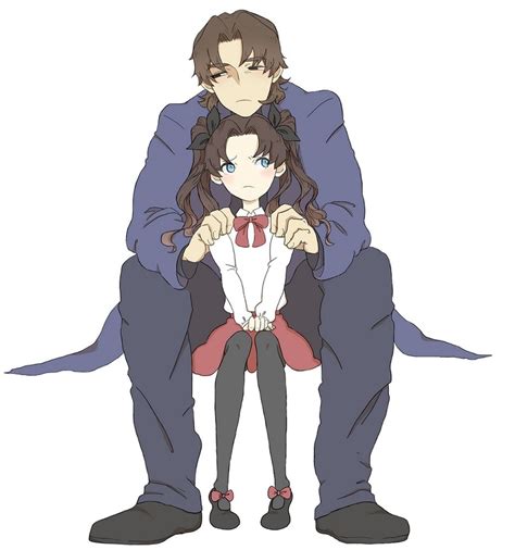 Tohsaka Rin And Kotomine Kirei Fate And 2 More Drawn By Gomaknknk