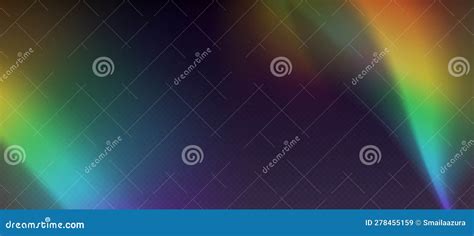 Rainbow Refraction Overlay Prism Light Effect Leak Flare Cartoon