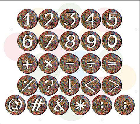 Numbers Subtraction Division Isolated Vector Subtraction Division Isolated Png And Vector
