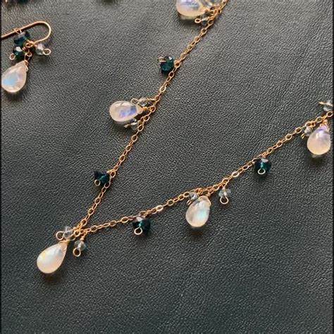 月夜の晩に 14kgf 高等級月光石 獨一無二的項鍊 17select Hina Jewelry ｜項鍊人氣榜 Pinkoi
