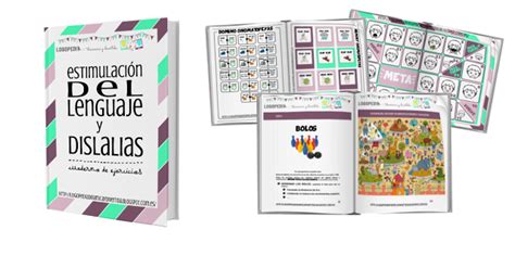 Logopedia dinámica y divertida CUADERNO ESTIMULACIÓN Y DISLALIAS Lenguaje Estimulacion