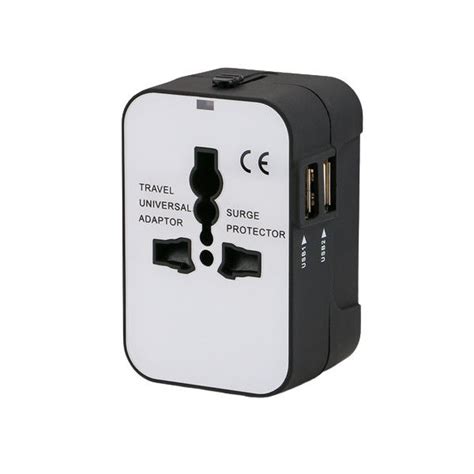Retractable Universal Multiple Adapter Plug 6 Bits 1x8 Wells