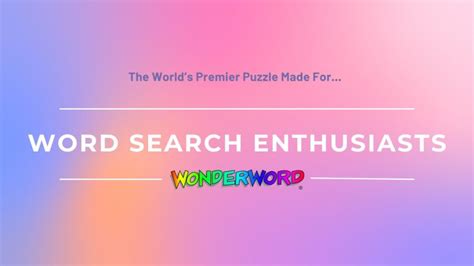 Blog Wonderword Main Site