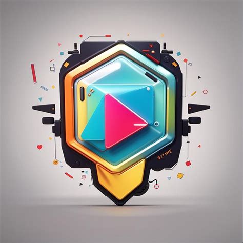 Premium Photo And Drawn Style Play Button Design