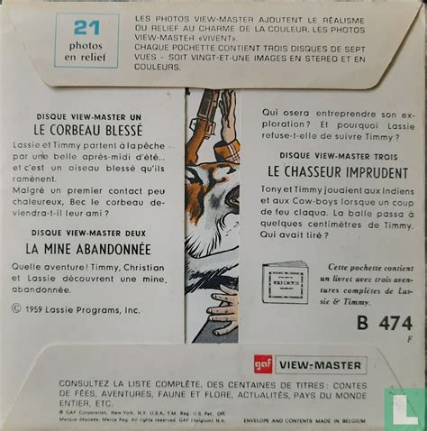 Lassie And Timmy 474 1959 Gaf View Master Lastdodo