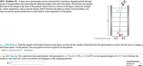 Solved Problem A Basic Mass Spectrometer Can Be Chegg Com