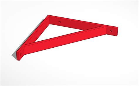 3d Design Shelf Bracket Tinkercad