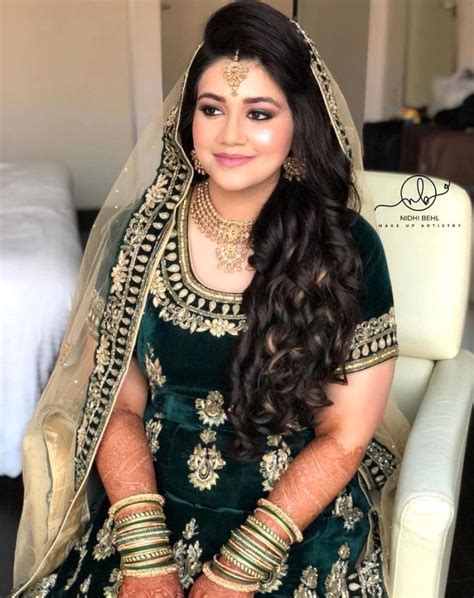 20 Hairstyles For Lehenga You Can Try On Your Wedding Day Hairstyles