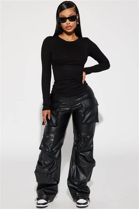 Jesse Ribbed Top Black Fashion Nova Basic Tops And Bodysuits