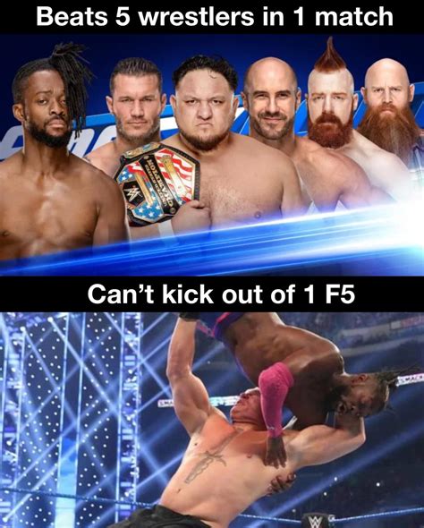 Otd 4 Years Ago Brock Lesnar Beat Kofi Kingston For The Wwe