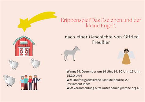 Krippenspiel To Go Deutsche Evangelische Dreifaltigkeitskirche