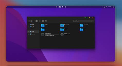 Macos Monterey Dark V1 Theme For Windows 11 Enable Windows Theme