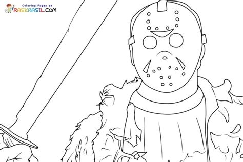 Desenhos De Jason Voorhees Para Colorir
