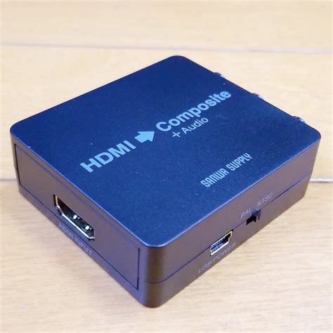 Yahooオークション 美品 サンワ Hdmi信号 コンポジット変換コンバ