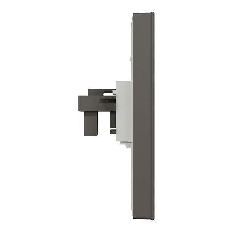 E8732rjs6 Dg Data Socket Avataron C Rj45 Cat 6 2 Gang Keystone On Shuttered Wall Plate