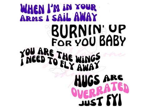 Jonas Brothers Lyrics Png Pngs For Cricut T Shirt Lyrics Etsy