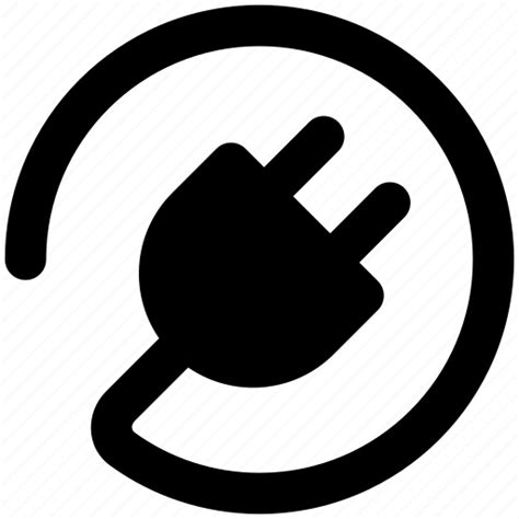 Plugin Symbol Power Energy Plug Icon Download On Iconfinder