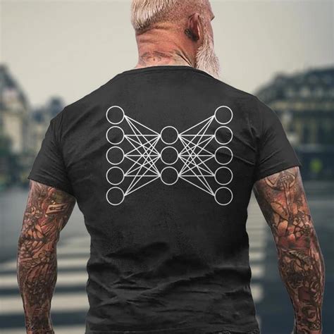 Autoencoder Artificial Neural Network Deep Learning Ai Mens Back Print T Shirt Mazezy