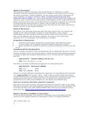 What Is Recursion Docx What Is Recursion The Process In Which A Function Calls Itself