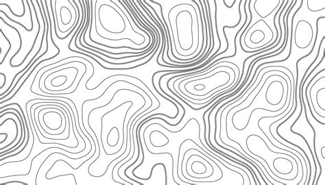 Background Of The Topographic Map Elevation Contouring Outline Cartography Texture Geographic