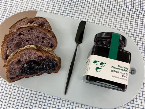 3spoonkorea 쓰리스푼의 블루베리시나몬잼 블루베리 본연의 맛과 모양을 살리기 위해 으깨거나 Facebook