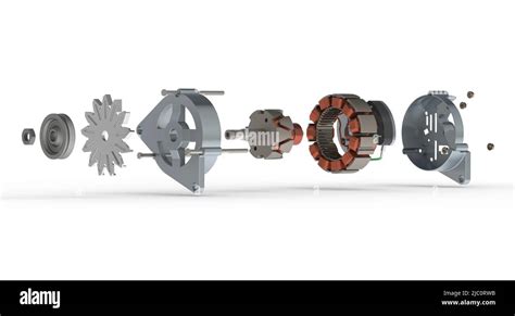 Alternator Exploded View