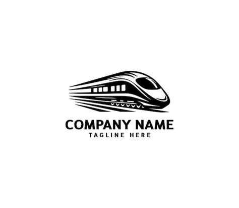 Premium Vector Vector Futuristic Train Logo Design Modern Train