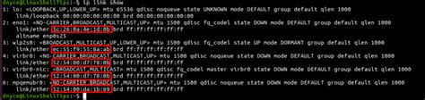 How To Find Network Mac Address In Linux System