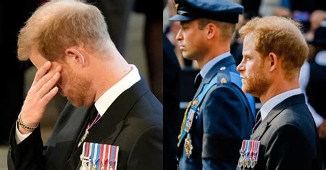 Δάκρυα συγκίνησης για τον πρίγκιπα Χάρι Η στιγμή που λυγίζει μπροστά από το φέρετρο της γιαγιά