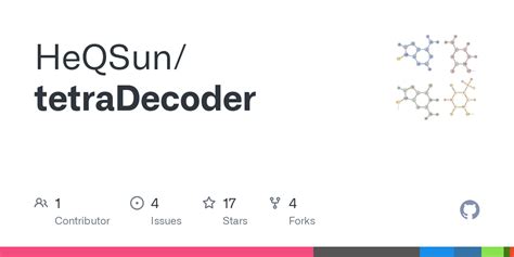 GitHub HeQSun TetraDecoder
